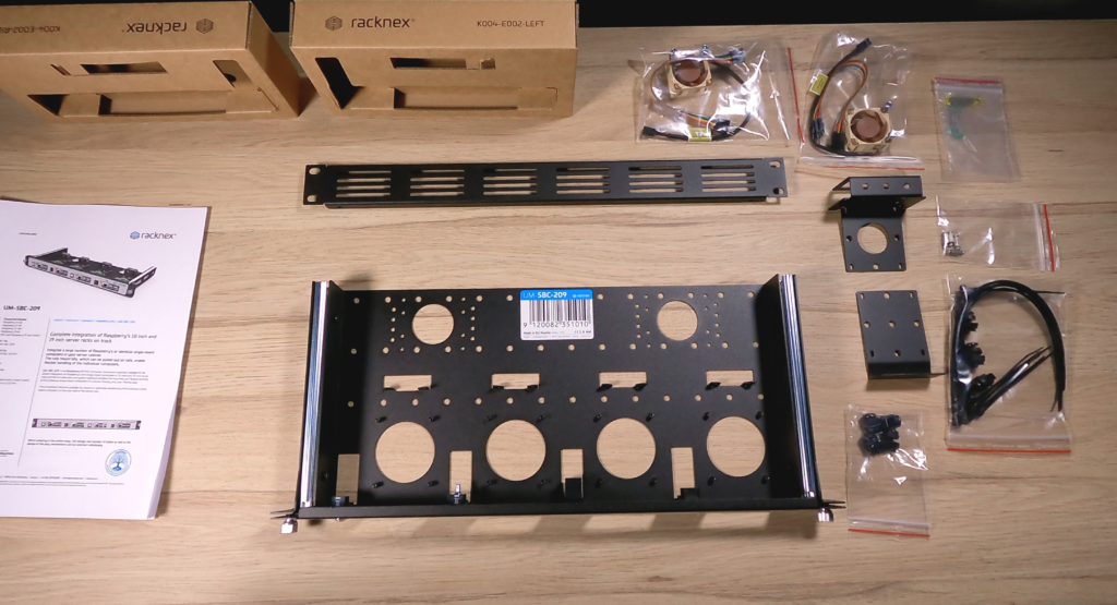 racknex Raspberry Pi Rack Kit (PowerButton, LED´s & LCD Display ...